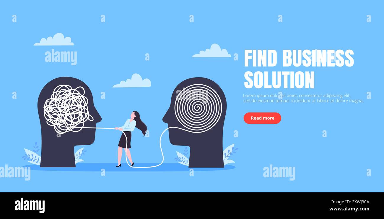 Unravel business chaos process with tangle difficult problem mess ...