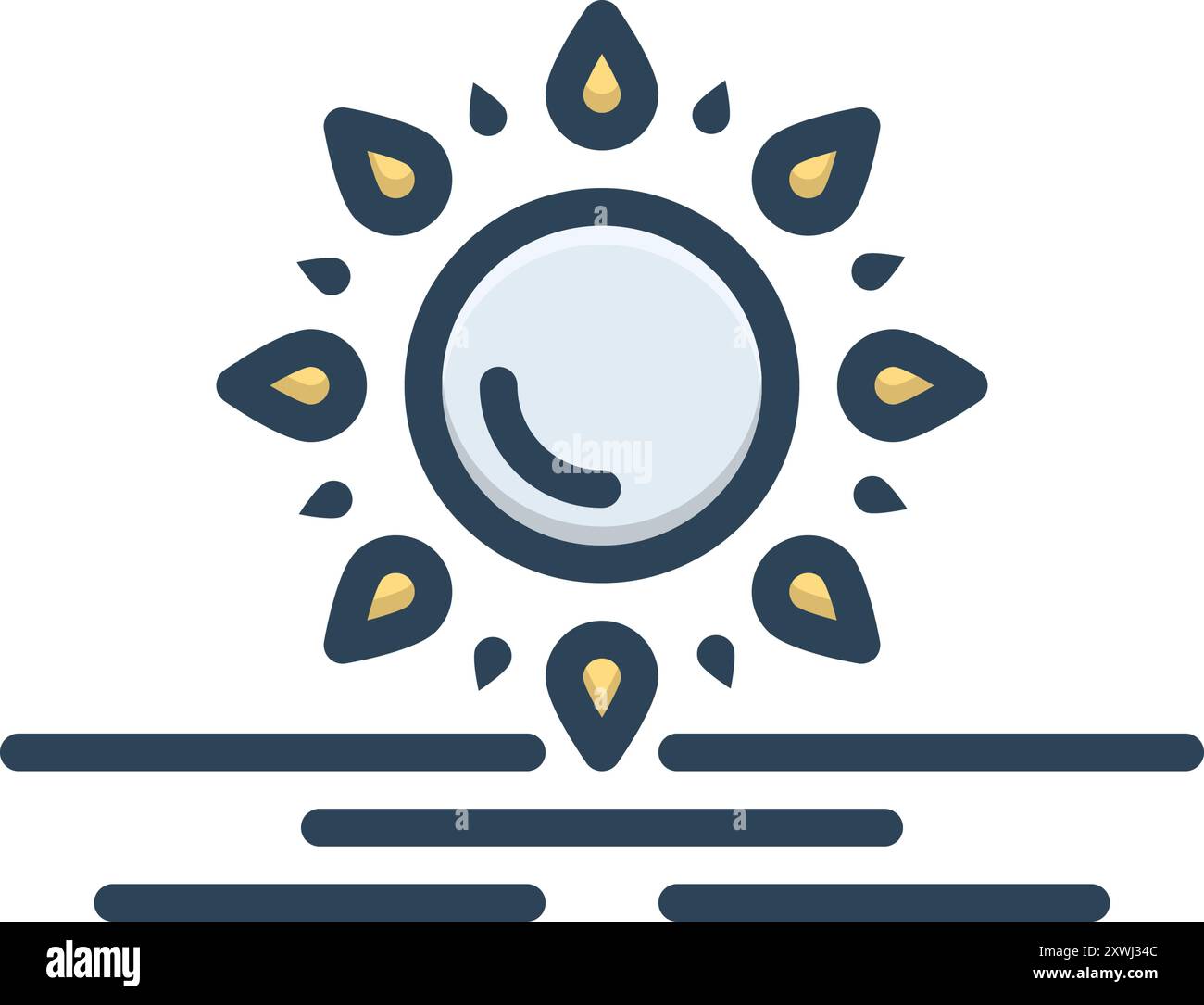 Dawn daybreak sunup Stock Vector Images - Alamy