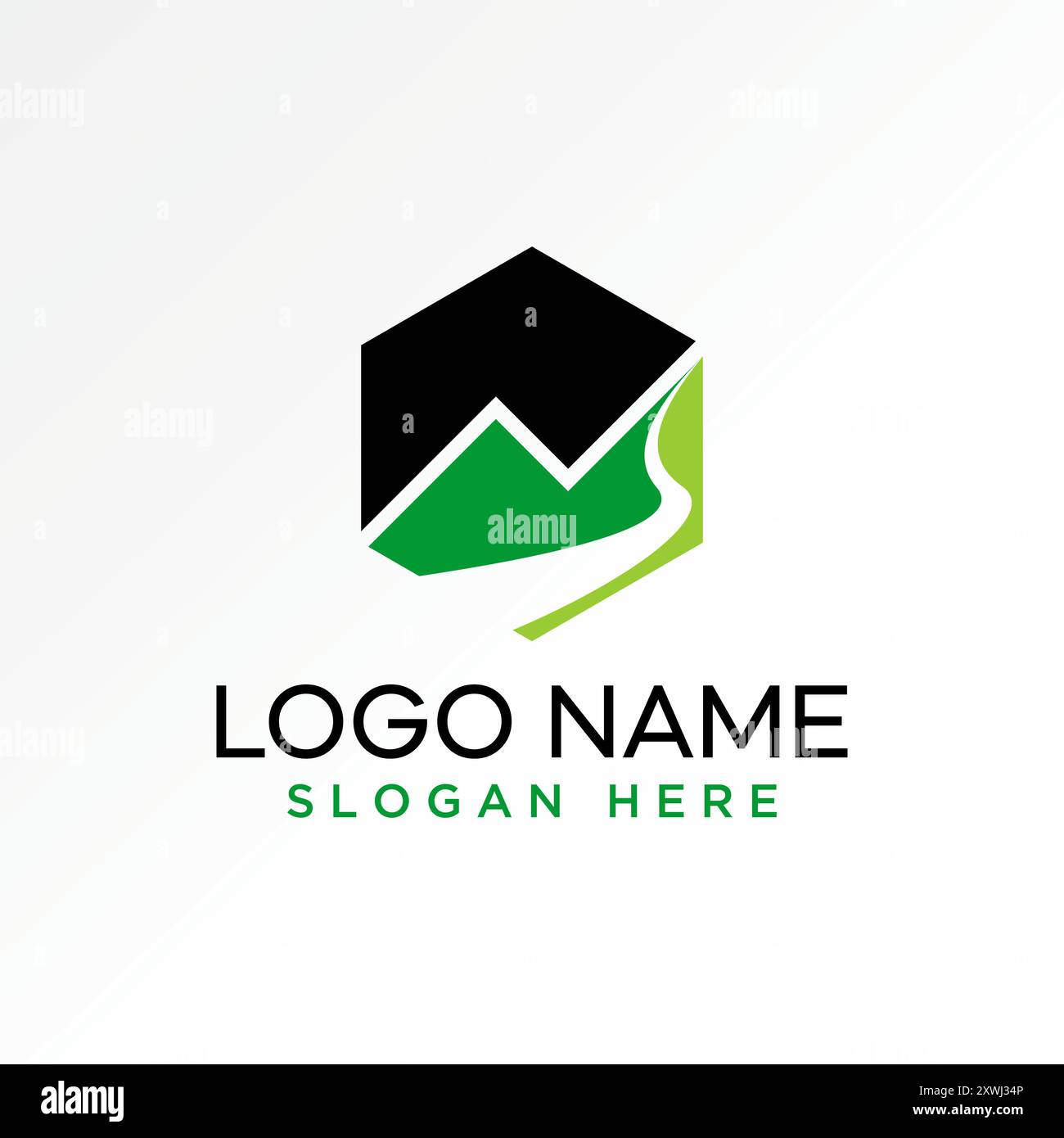 Wilderness island scenery Stock Vector Images - Alamy