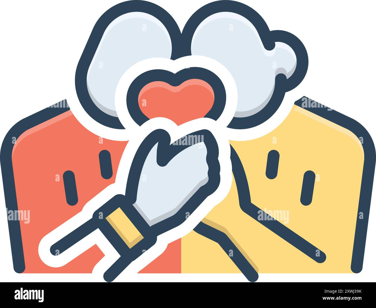 French kiss logo hi-res stock photography and images - Alamy