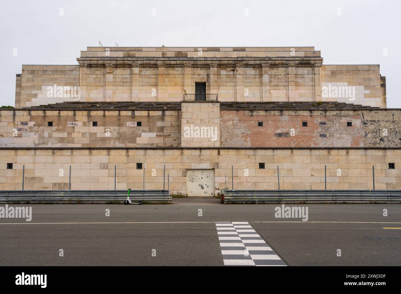 The Nazi party rally grounds, The Zeppelinfield Grandstand ...
