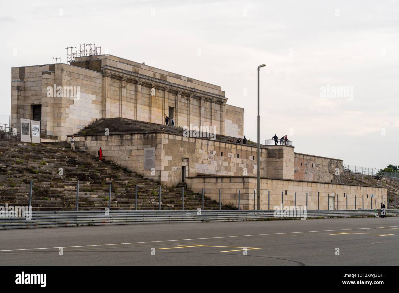 The Nazi party rally grounds, The Zeppelinfield Grandstand ...