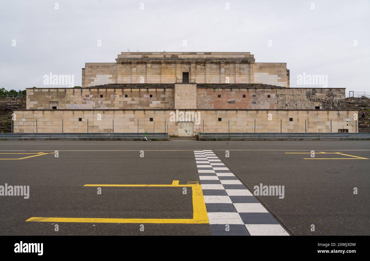 The Nazi party rally grounds, The Zeppelinfield Grandstand ...