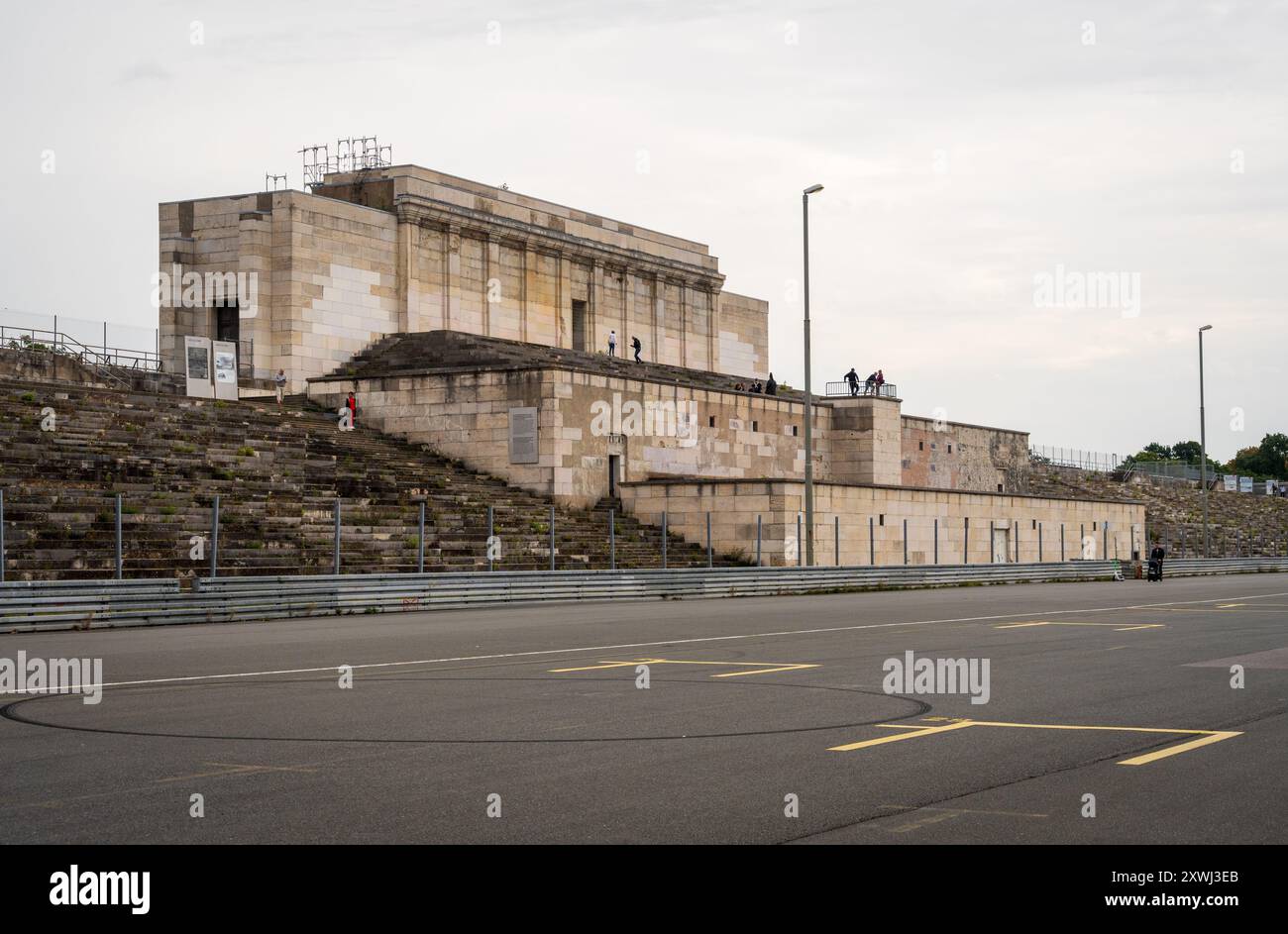 The Nazi party rally grounds, The Zeppelinfield Grandstand ...