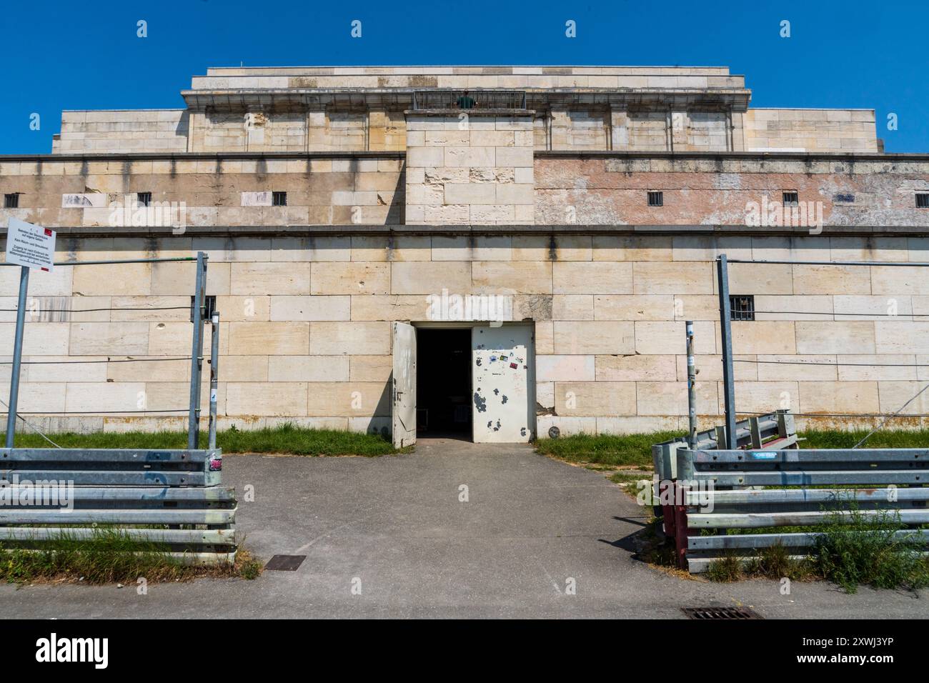 The Nazi party rally grounds, The Zeppelinfield Grandstand ...