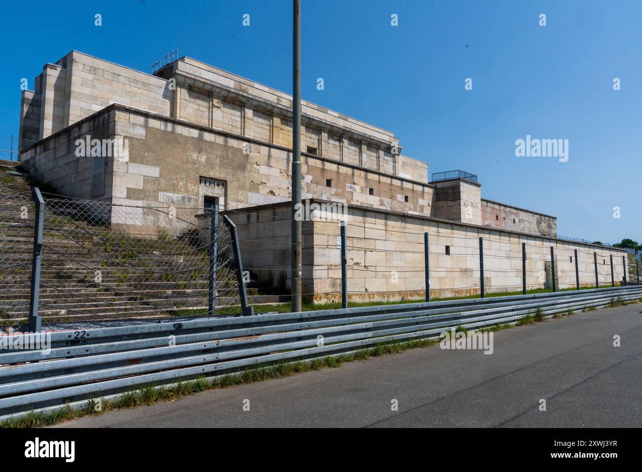 The Nazi party rally grounds, The Zeppelinfield Grandstand ...
