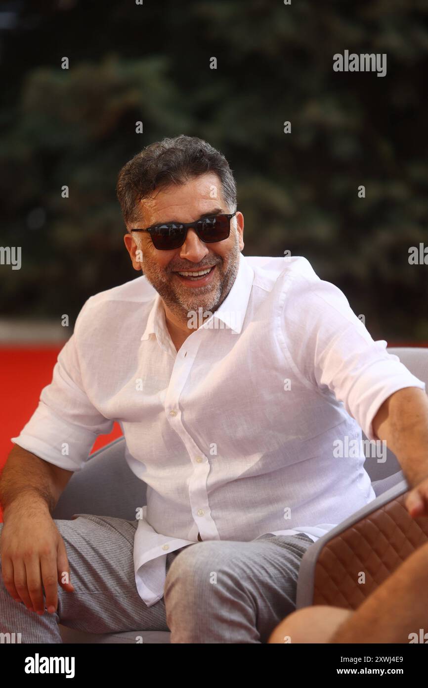 Sarajevo, BiH, 170824. Director Danis Tanovic at the coffee during 30th ...