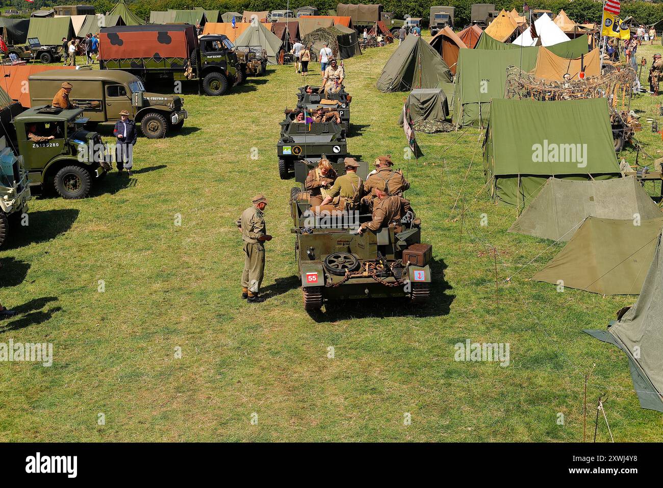Bren Gun Carrier on display at The Yorkshire Wartime Experience near ...