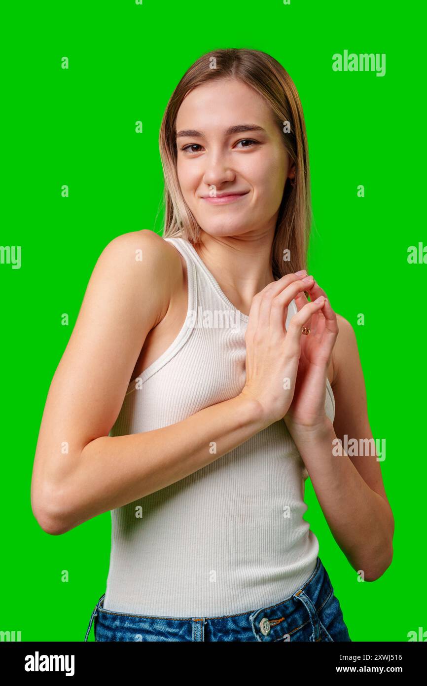 Clapping hands green screen hi-res stock photography and images - Alamy