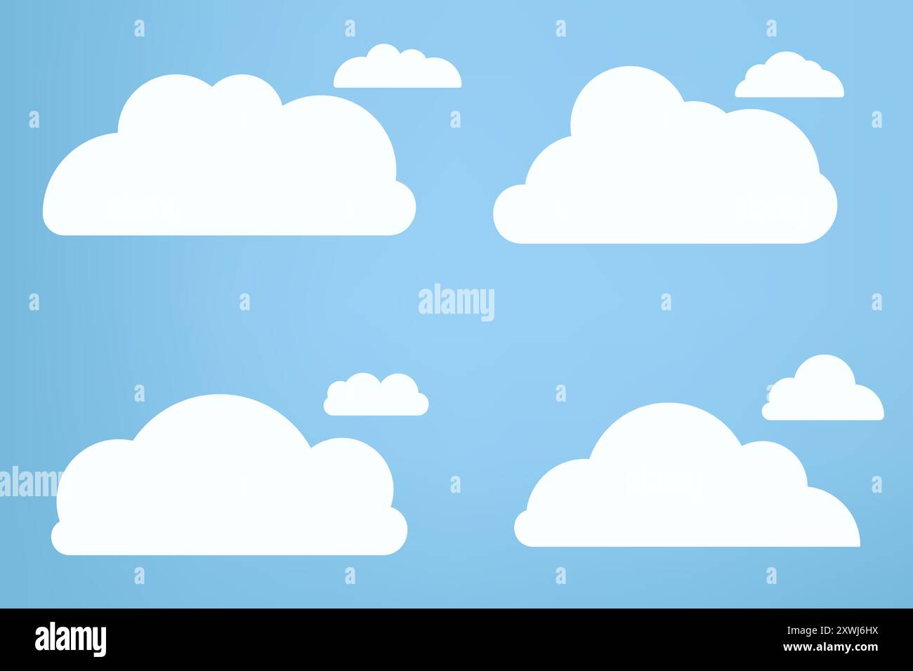 Groups of white cloud objects, cloud concepts, clouds element, clouds ...