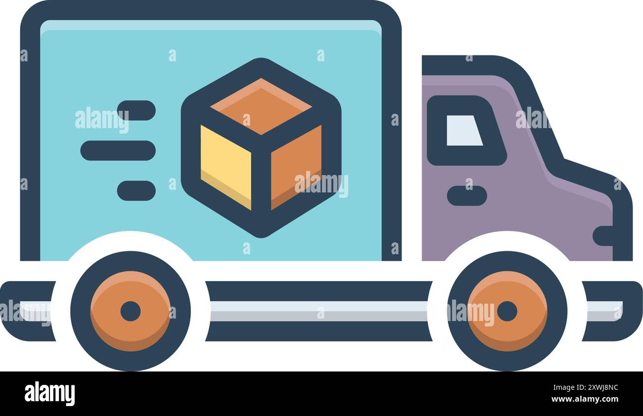Delivery distribution Stock Vector Images - Alamy