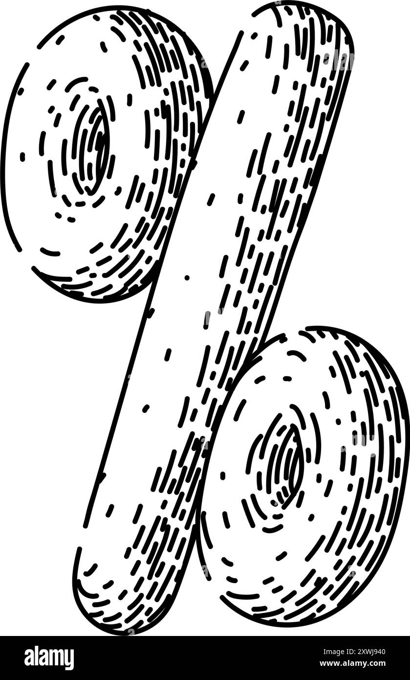 calculation percentage sign sketch hand drawn vector Stock Vector Image & Art - Alamy