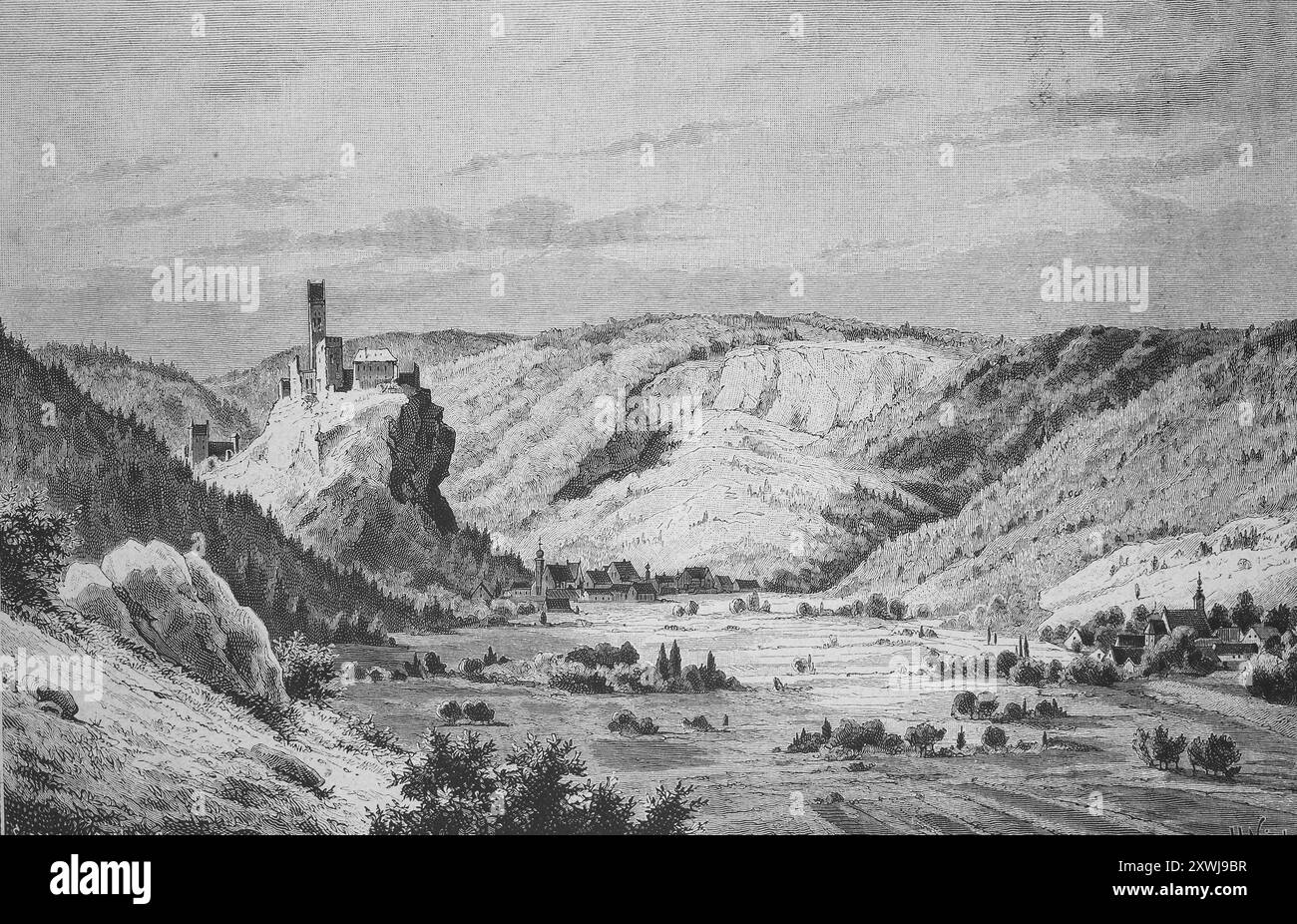 Ruin, Kipfenberg Castle in the Altmühl Valley, Upper Bavaria, Germany ...