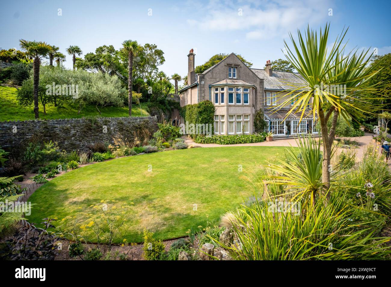 Salcombe, UK. 18 August 2024. Exterior of Overbeck's, an Edwardian ...