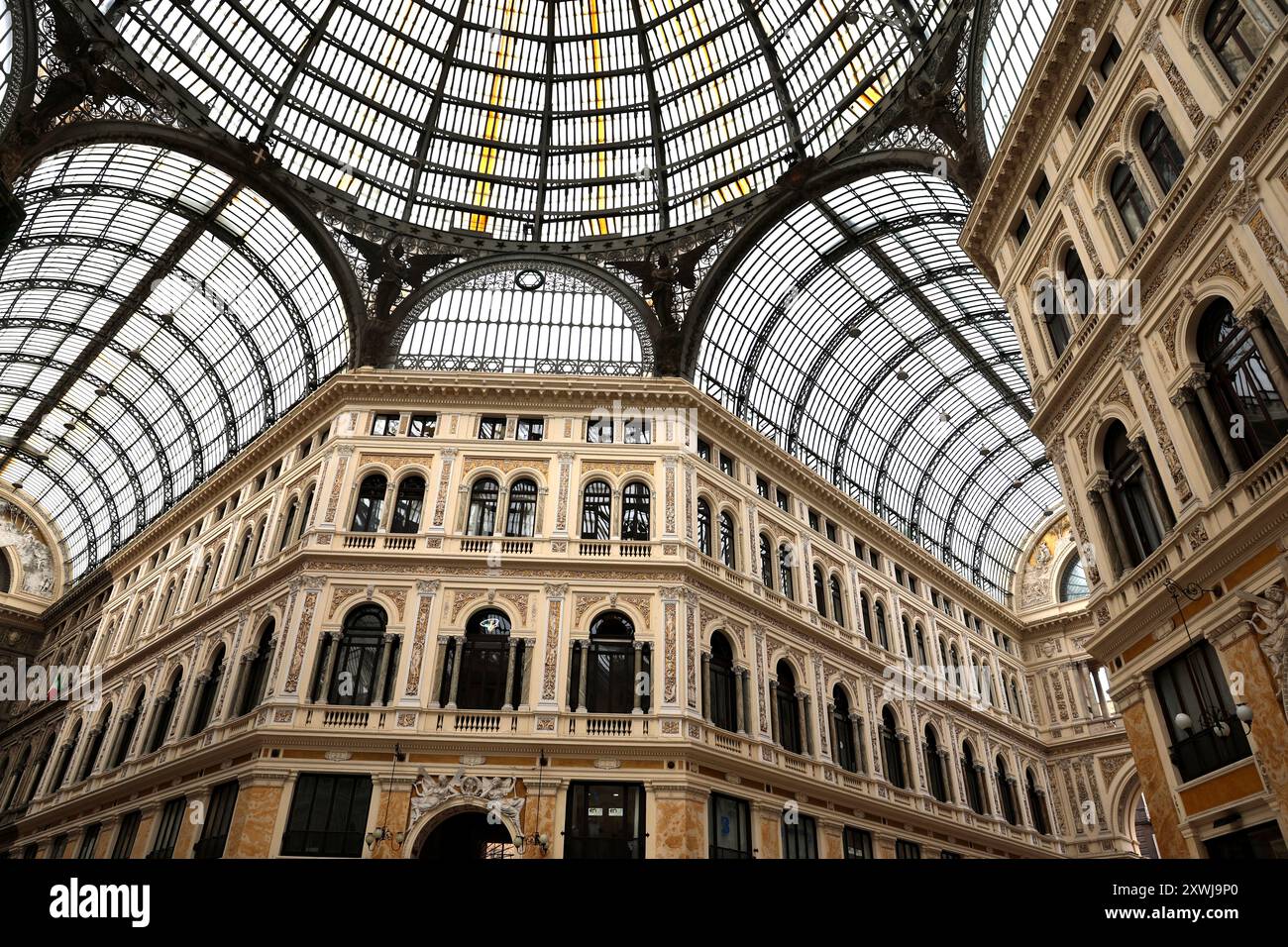 The Gallery Umberto 1 is a shopping arcade of grand design in Naples ...