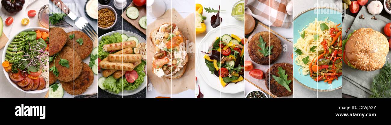 Foods background food menu design hi-res stock photography and images ...
