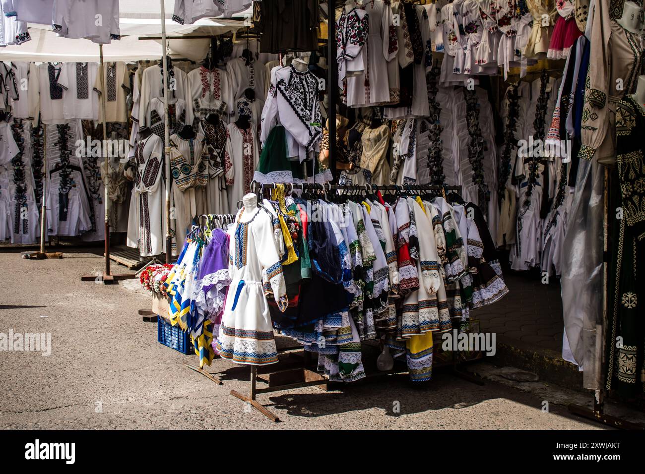 Lviv, Ukraine, August 19, 2024 The Krakivsky market is one of the ...