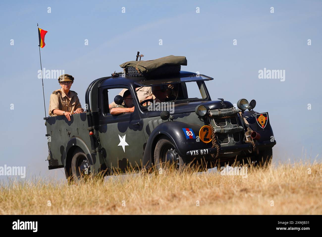 Austin Tilly on display at The Yorkshire Wartime Experience showground ...