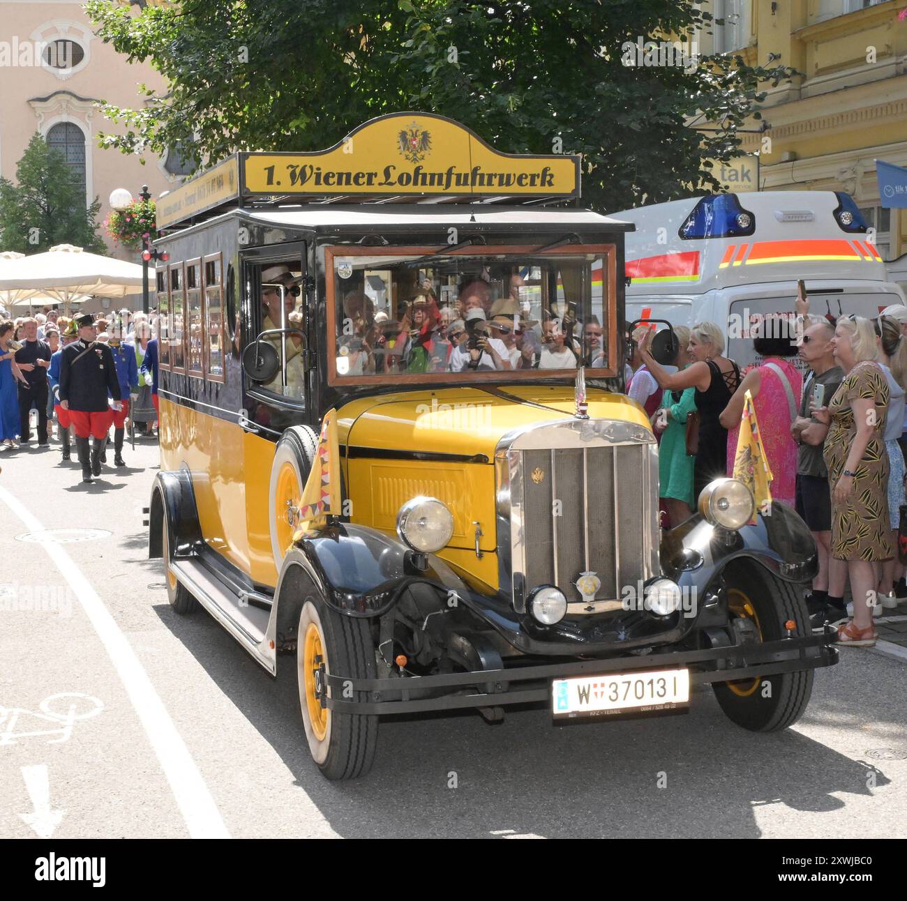 Geburtstagsfeier zum 194sten Geburtstag seiner Majestät Kaiser Franz ...