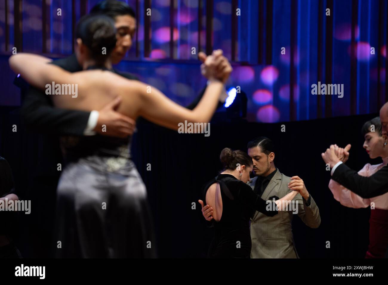 Buenos Aires, Argentina. 19th Aug, 2024. Contestants perform tango ...