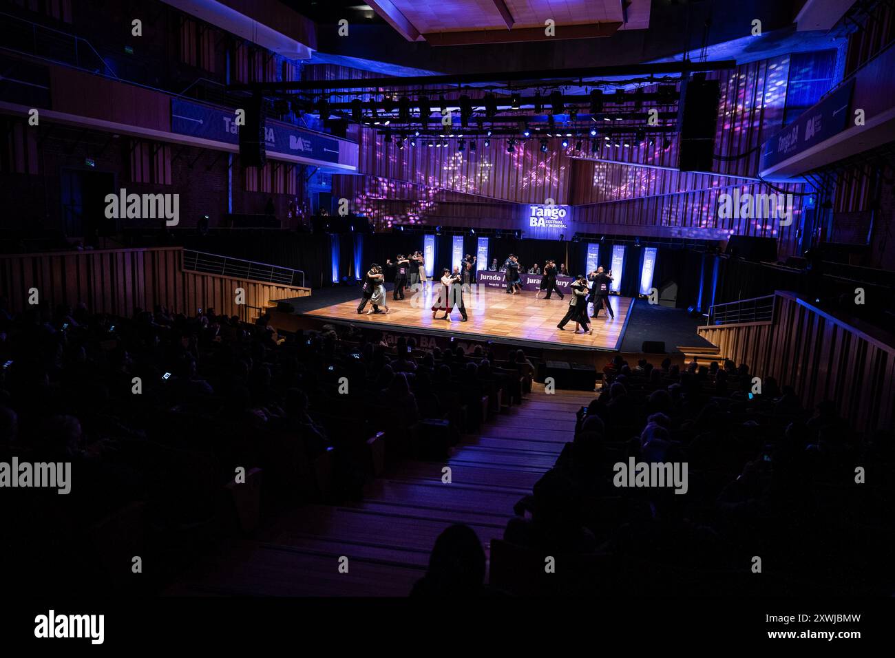 Buenos Aires, Argentina. 19th Aug, 2024. Contestants perform tango ...