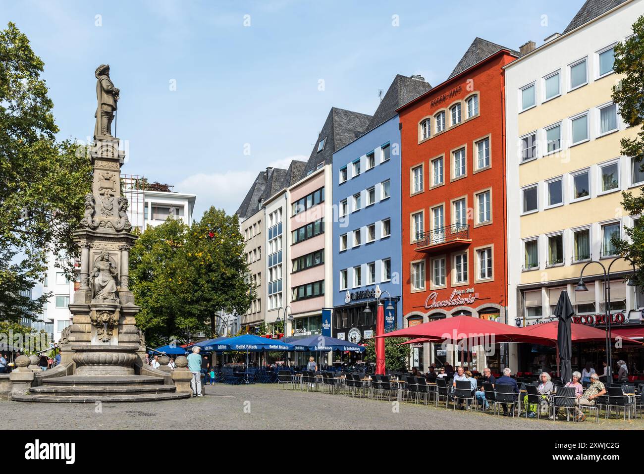 Cologne, Germany - September 28, 2023: Old Market Square (Alter Markt ...
