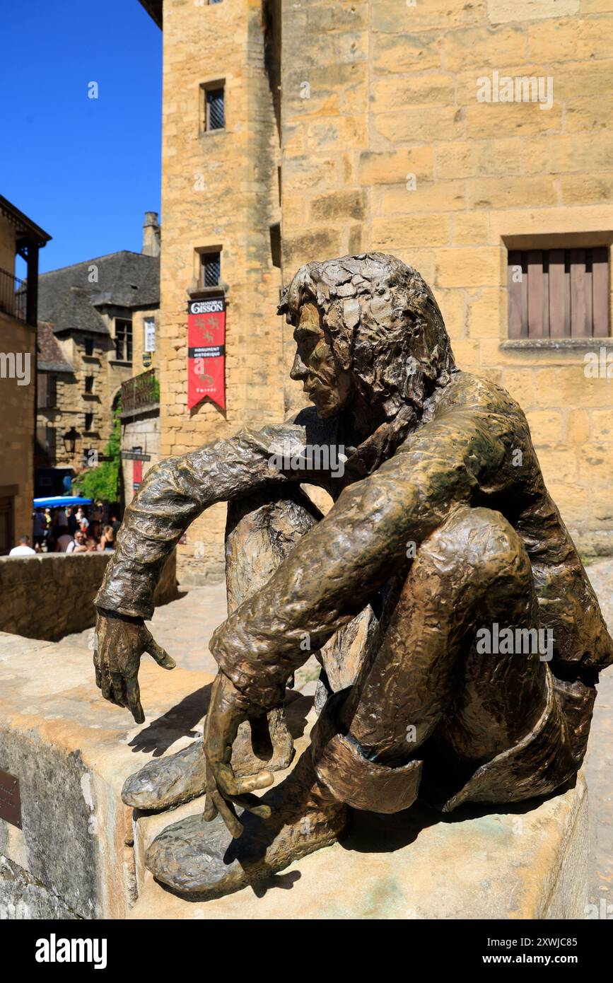 Sarlat small medieval town capital of the Périgord Noir in the ...