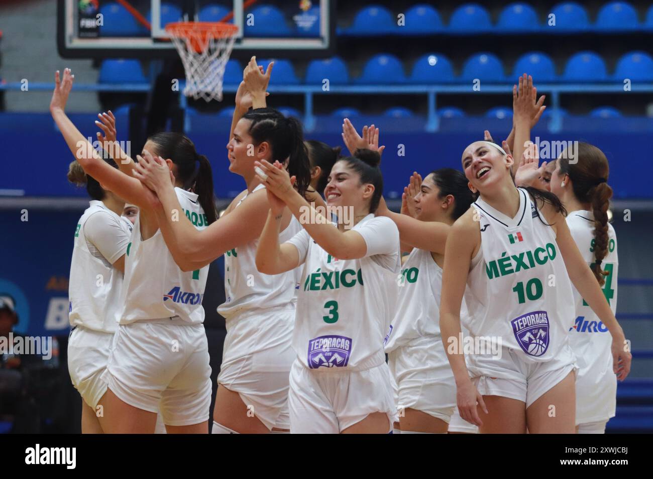 Mexico City, Mexico. 20th Aug, 2024. Team Mexico celebrating after the ...
