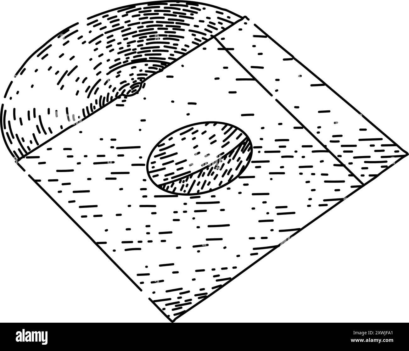 album vynil record sketch hand drawn vector Stock Vector Image & Art ...