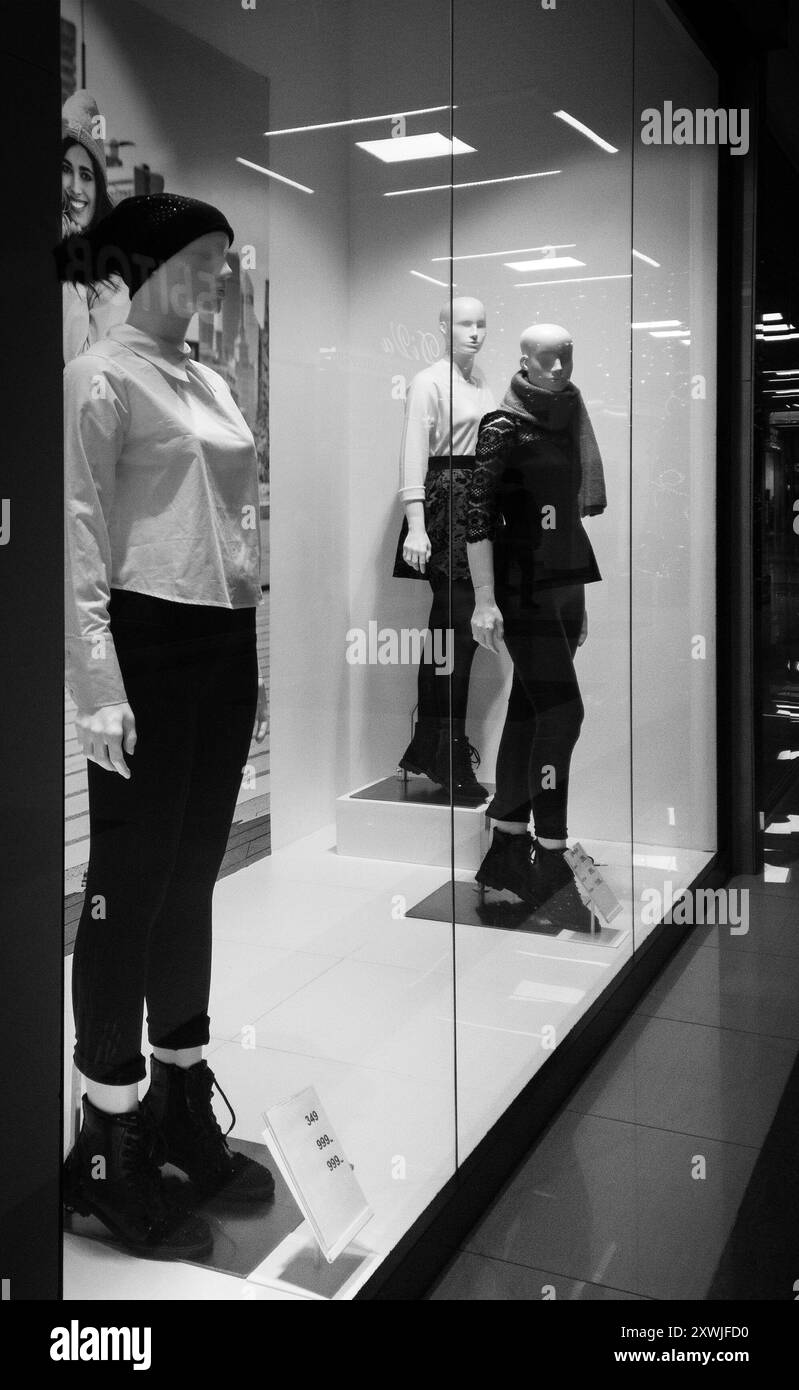 Women wear store Black and White Stock Photos & Images - Alamy
