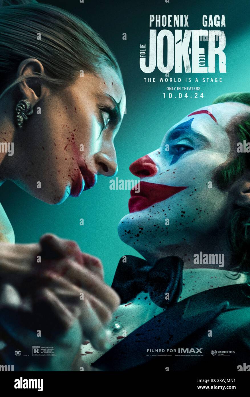 Joker folie a deux movie poster hi-res stock photography and images - Alamy