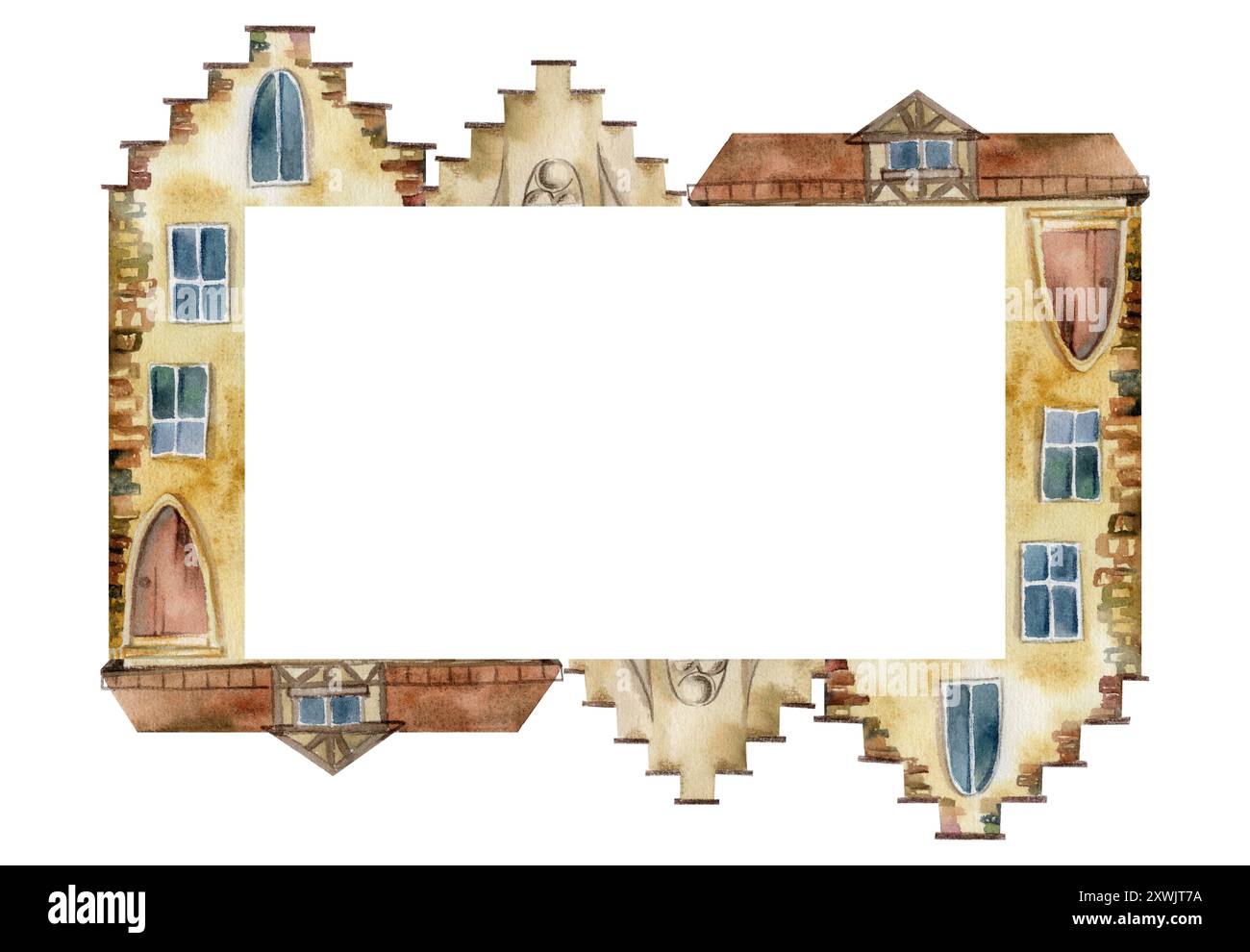 Historical border town Cut Out Stock Images & Pictures - Alamy