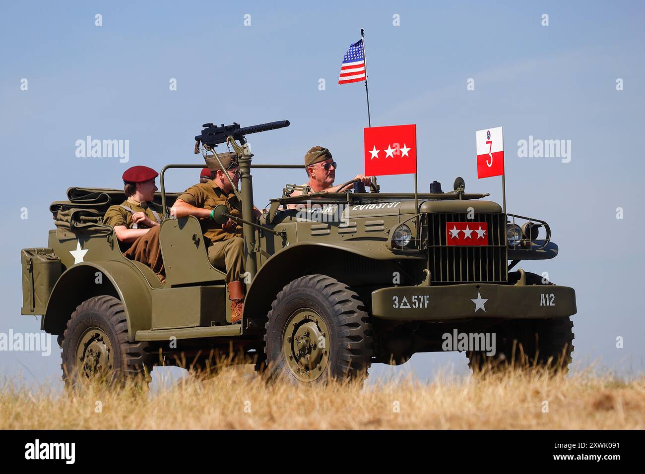 Dodge WC-57 on parade at Yorkshire Wartime Experience in Hunsworth,West ...