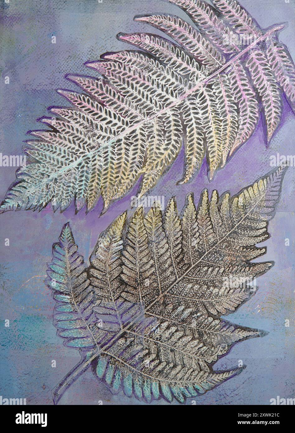 Two opposite leaves hi-res stock photography and images - Alamy