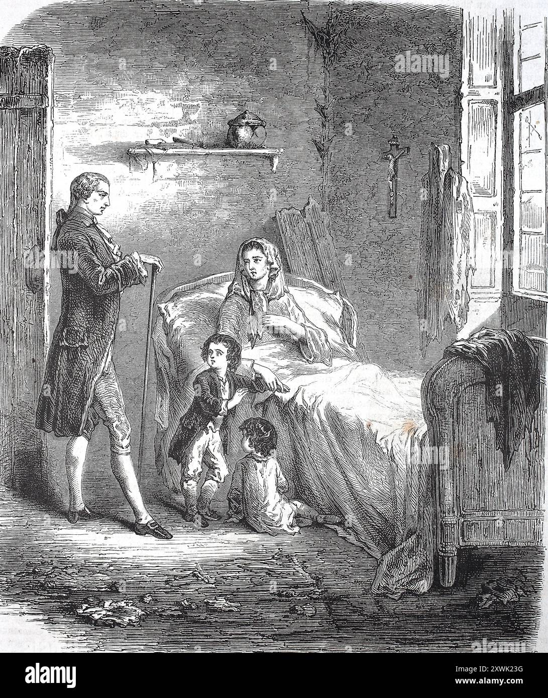 Historical, digitally restored reproduction of an original from the ...