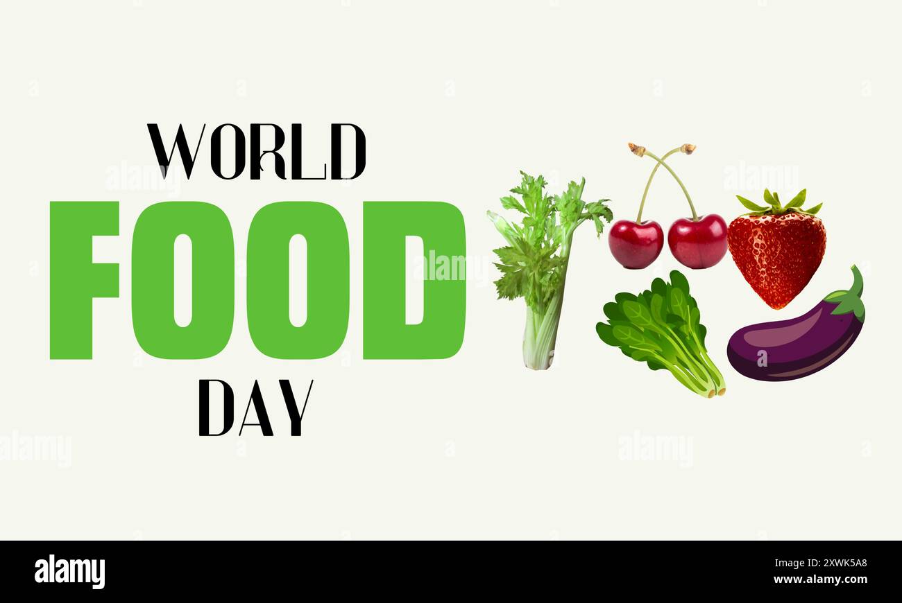 World Food Day vector illustration design suitable for social media ...