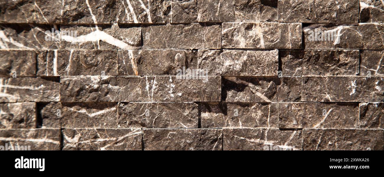 Rectangular cut out black white an grey organic marble wall texture ...
