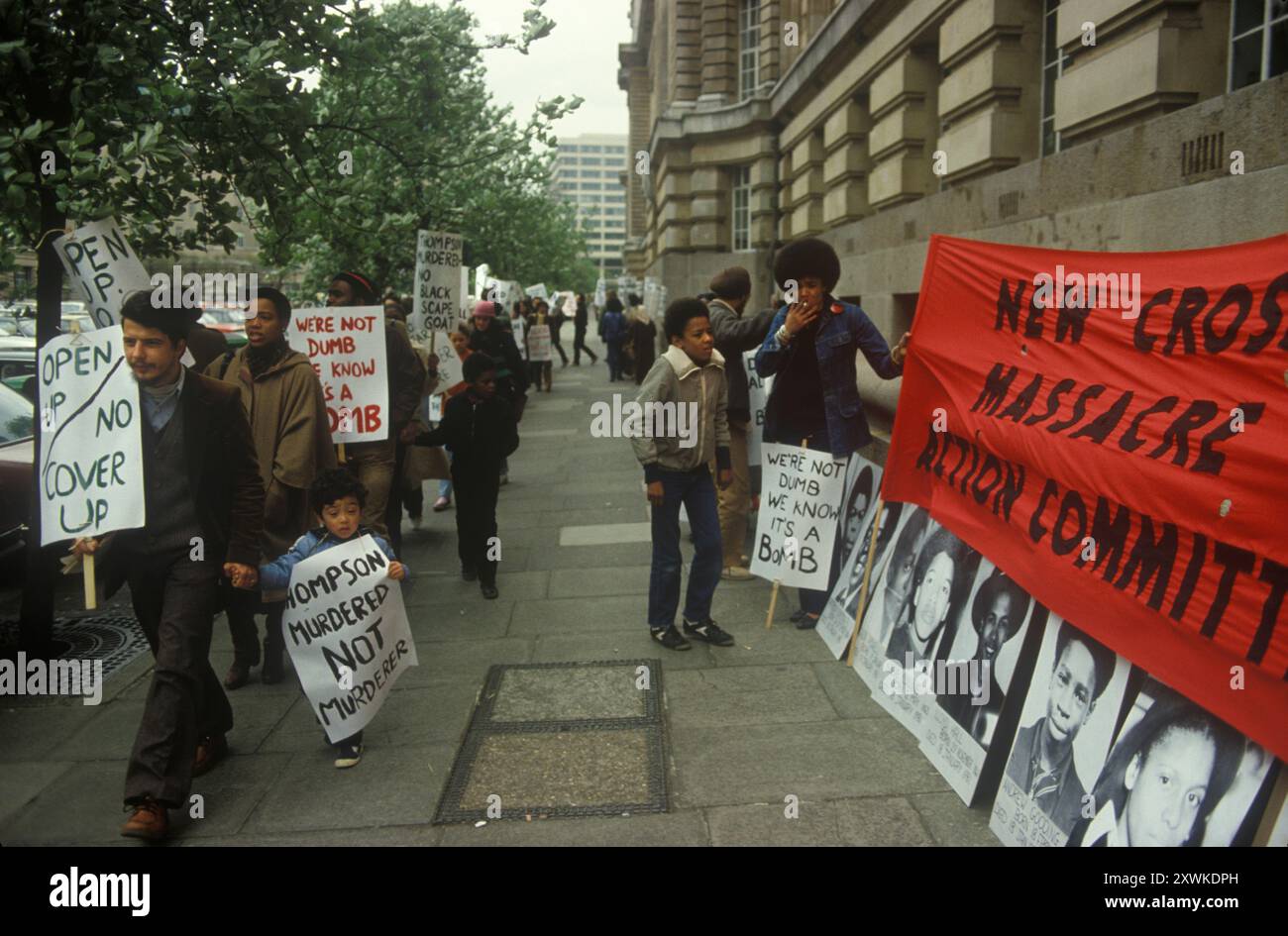 Black People's Day of Action march to the West End of London from ...