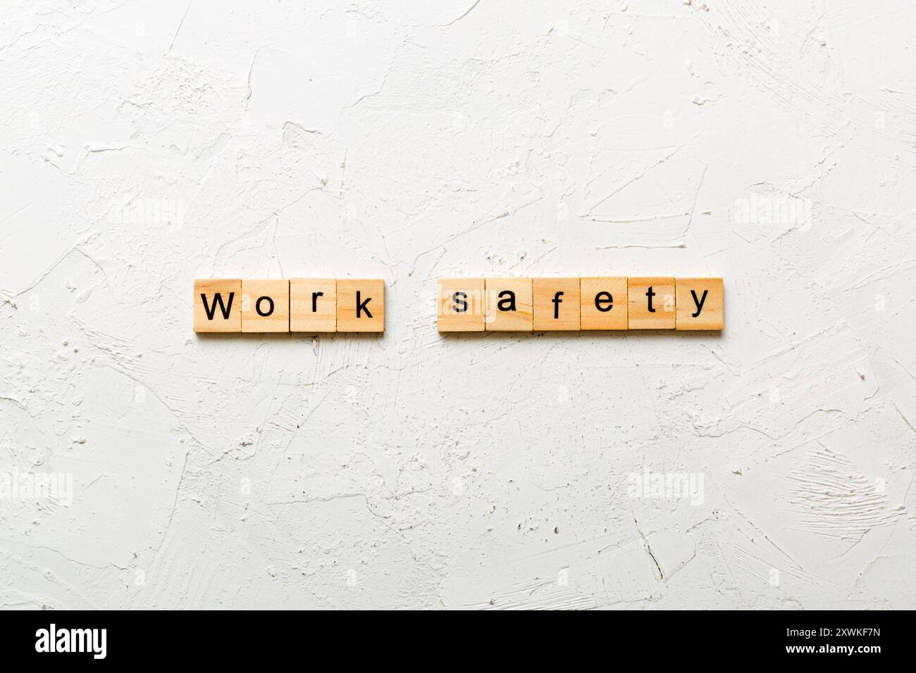 Safety first message written hi-res stock photography and images - Alamy