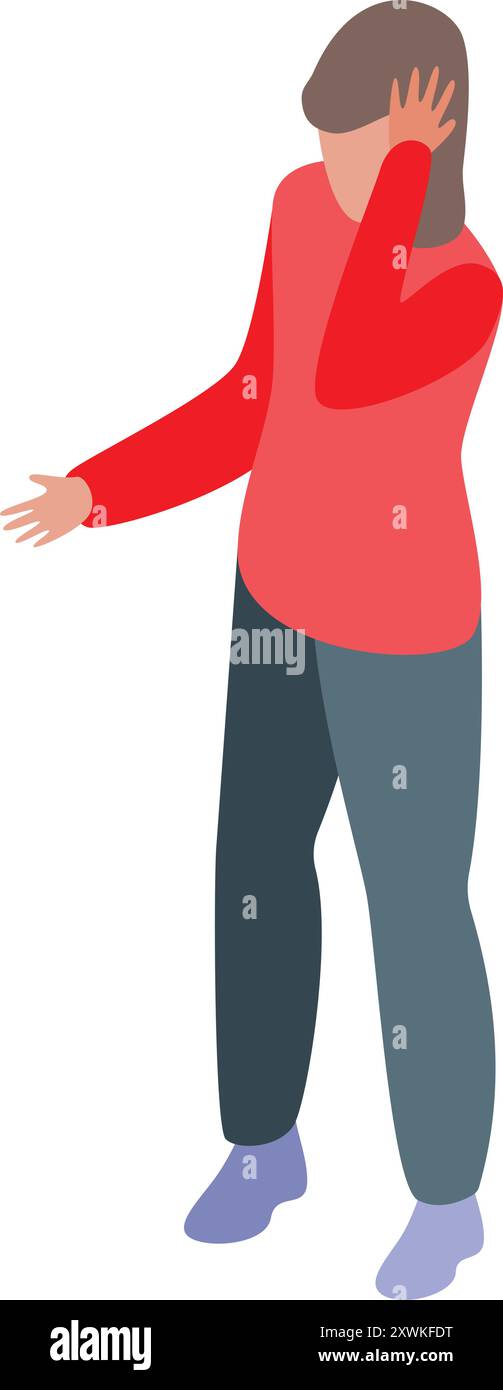 Self reproach Stock Vector Images - Alamy