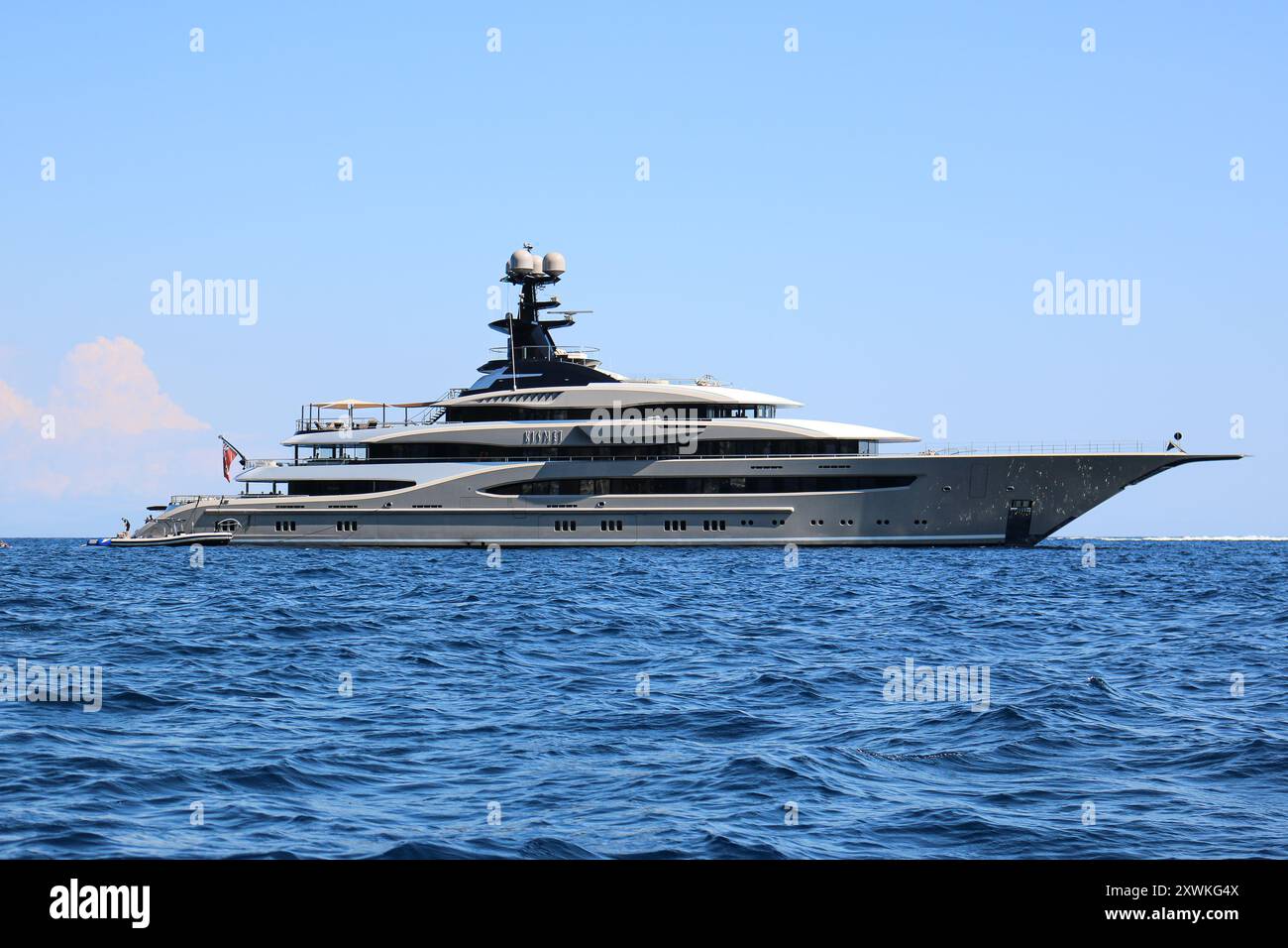 Luxury superyacht KISMET, owned by Pakistani-American billionaire ...
