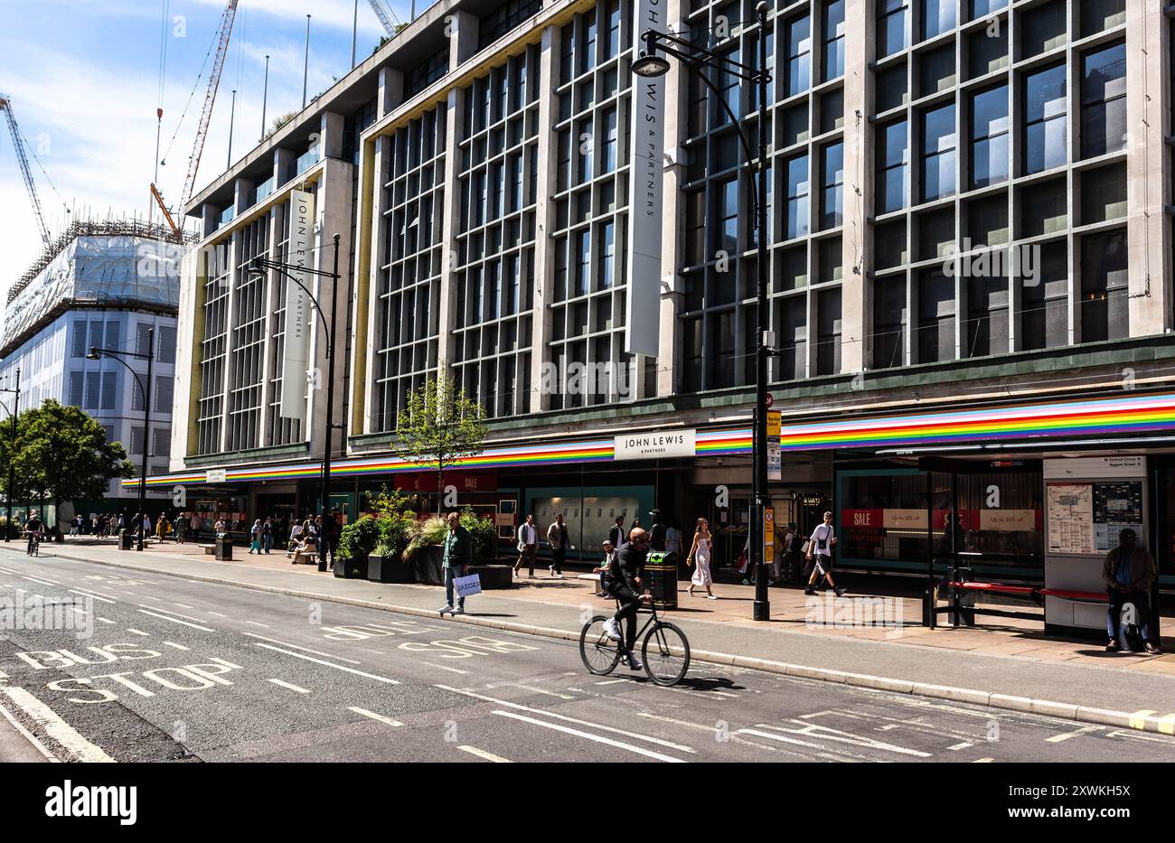 John Lewis flagship store, Oxford Street, London, England, UK Stock ...