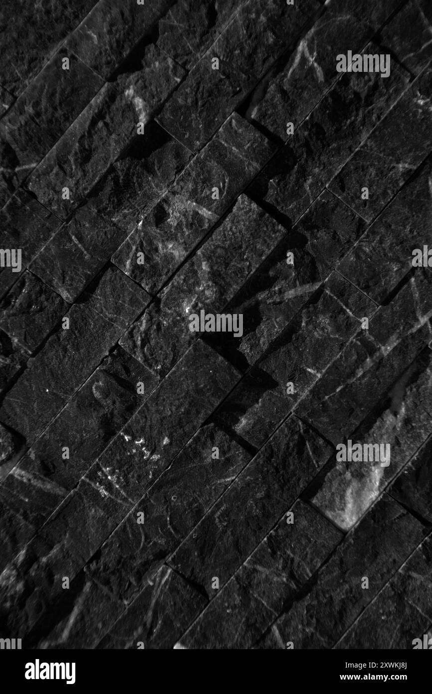 Black polished limestone Black and White Stock Photos & Images - Alamy