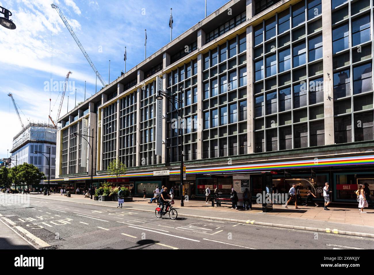 John Lewis flagship store, Oxford Street, London, England, UK Stock ...