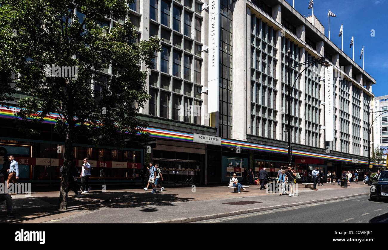 John Lewis flagship store, Oxford Street, London, England, UK Stock ...