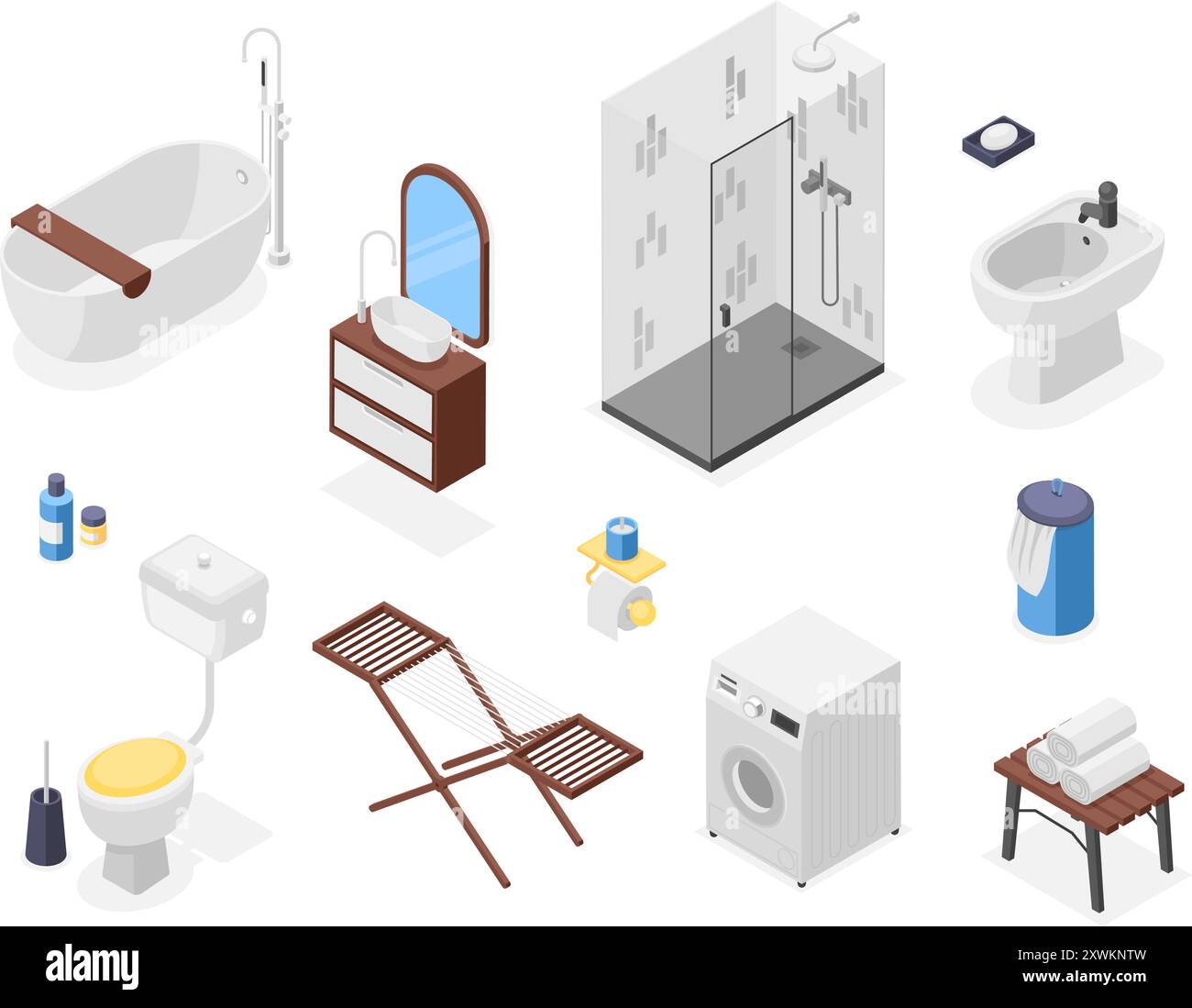 Zone of bath Stock Vector Images - Alamy