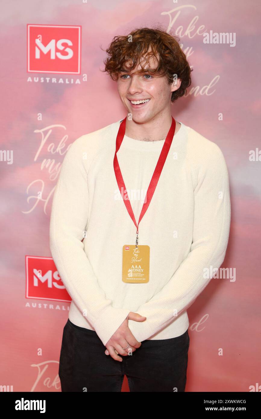 Sydney, Australia. 20th August 2024. Jeremy Blewitt on the red carpet ...