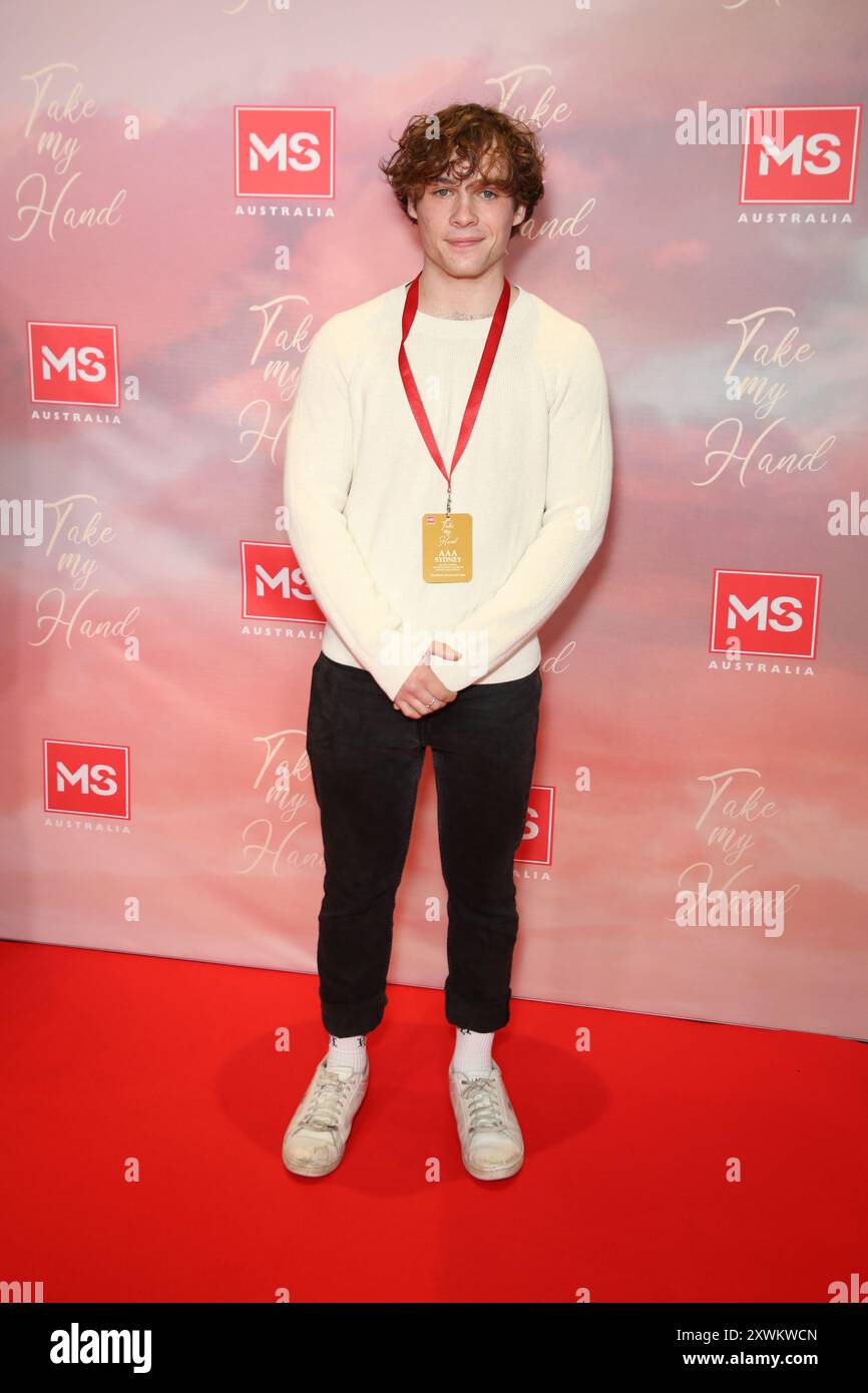 Sydney, Australia. 20th August 2024. Jeremy Blewitt on the red carpet ...
