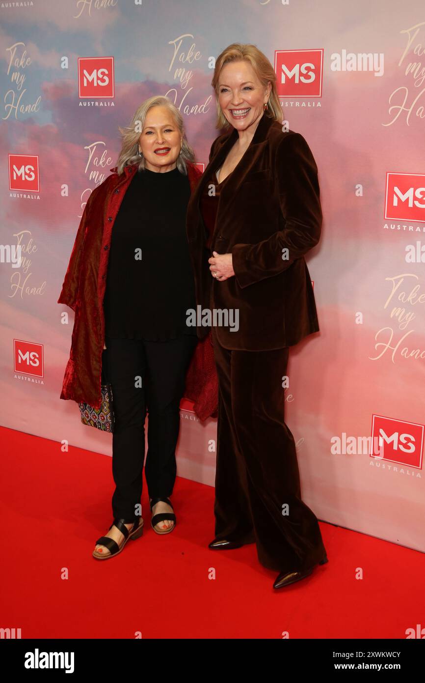 Sydney, Australia. 20th August 2024. Robyn Gibbes and Rebecca Gibney on ...