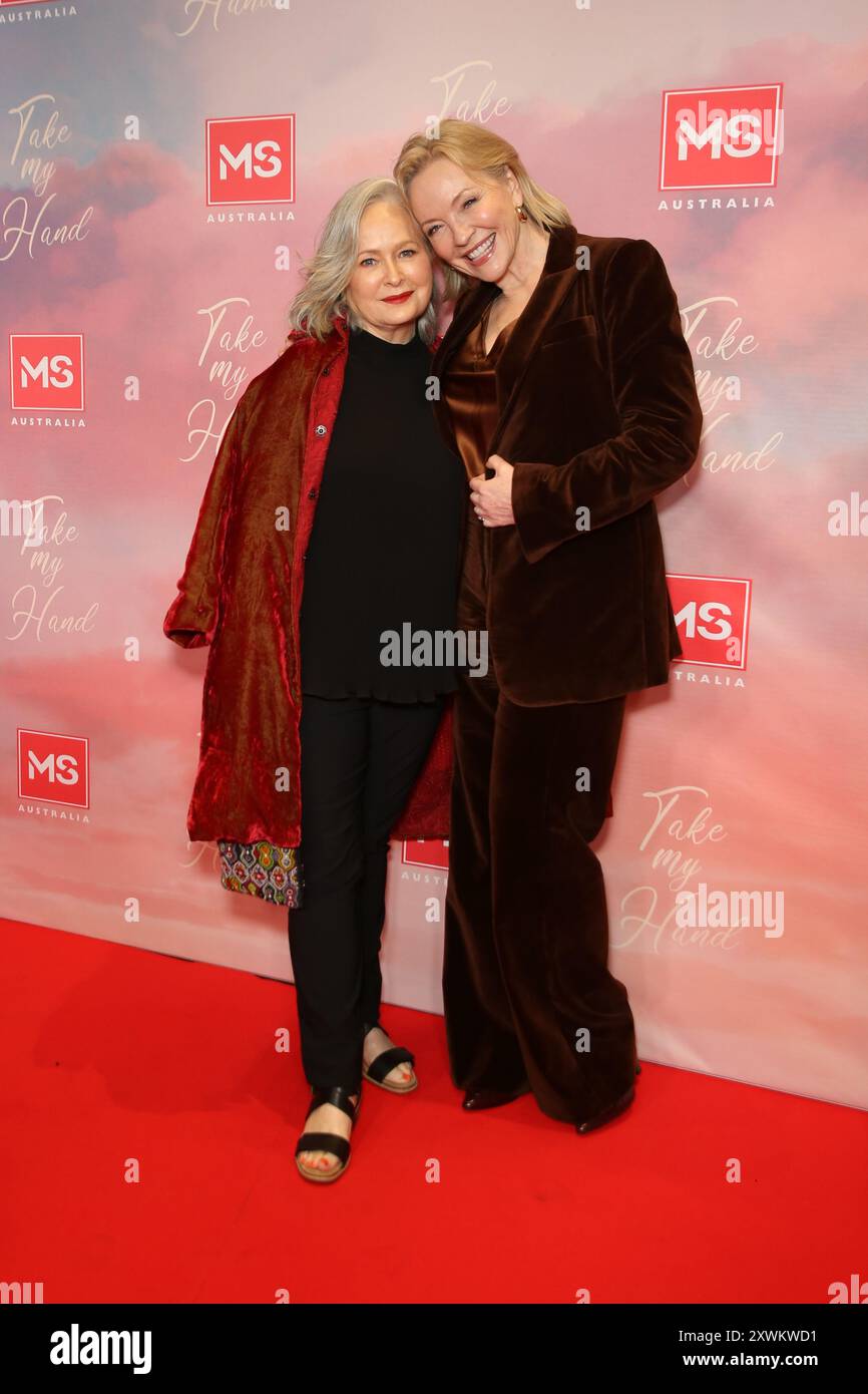 Sydney, Australia. 20th August 2024. Robyn Gibbes and Rebecca Gibney on ...